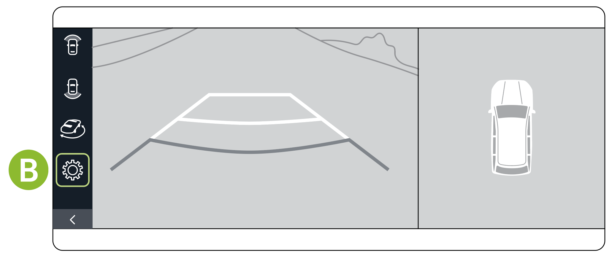 The Rear View Monitor activates automatically when the: